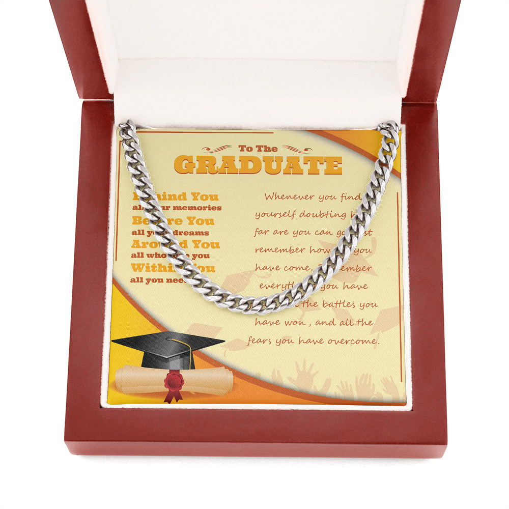 Cuban Link Chain Graduation Gift – Freedom Look